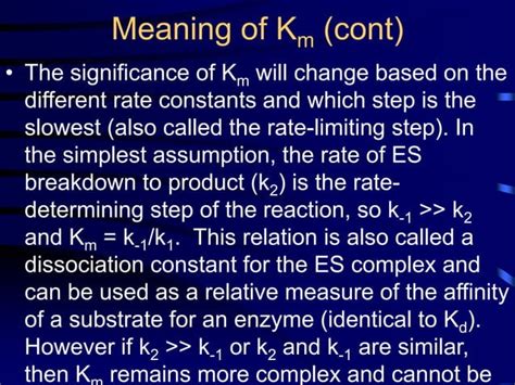 Enzyme Kinetics How It Works Michelis Menten Equation Ppt
