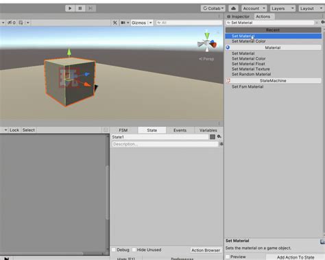 making your first game using playmaker ”2” basic operation styly