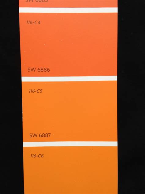 accent colour sw 6887 navel orange for the wall with the window