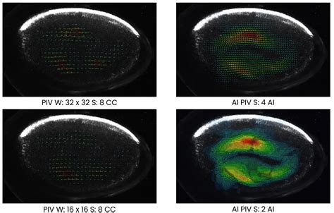 Artificial Intelligence Piv Cистема измерения поля скоростей с использованием искусственного