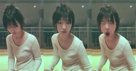 설리 더 과감해진 노브라 사진 흰 니트 입고