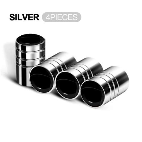 4 adet takım Metal araba jant lastik vana Caps Jaguar Xf için Xe X tipi