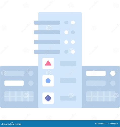 Server Monitoring Vector Icon Cloud Computing Rack Stock Vector