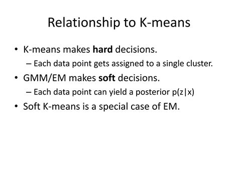 Lecture 18 Gaussian Mixture Models And Expectation Maximization Pptx