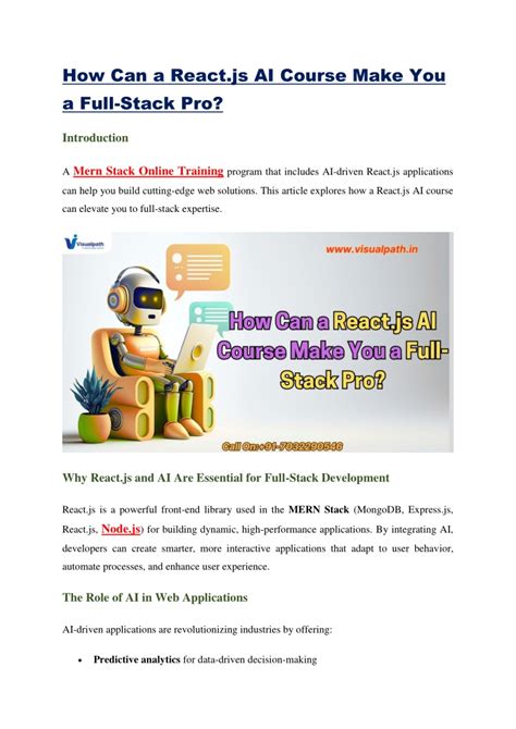 Ppt Mern Stack Training In Hyderabad Mern Full Stack Ai Training Powerpoint Presentation