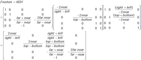 Projection Matrix Computer Graphics 2018