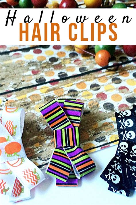 Diy Halloween Hair Clips Moments With Mandi