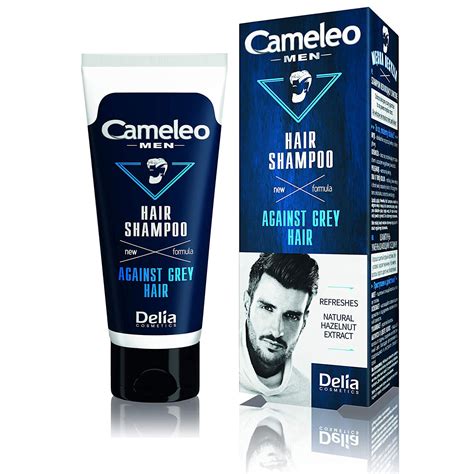 Delia Cameleo Men Shampoo Against Grey Hair Colour Protect With