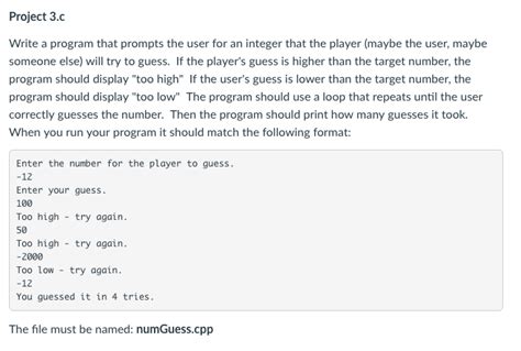 solved project 3 c write a program that prompts the user for