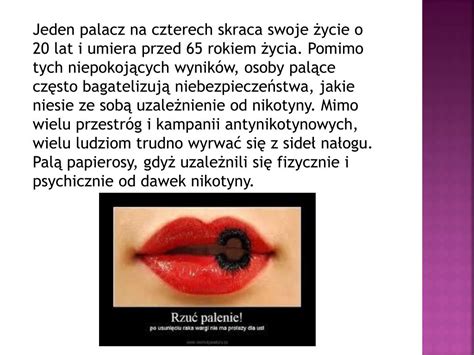 PPT Palenie papierosów PowerPoint Presentation free download ID