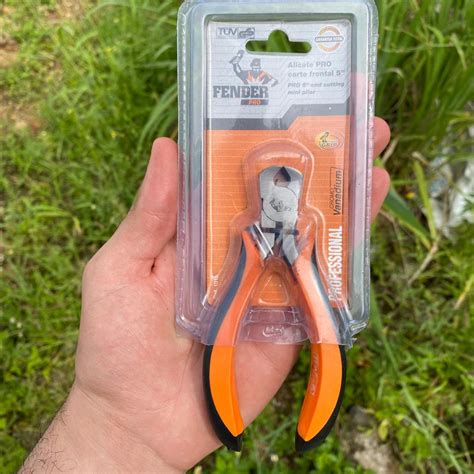 Alicate Corte Frontal 5 Polegadas Profissional Ferramentas Fender 1016 Shopee Brasil