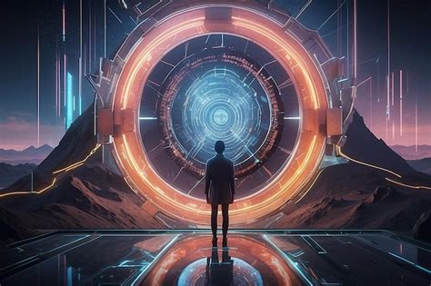 Premium AI Image Dive Into The Future A Captivating Digital Art Piece