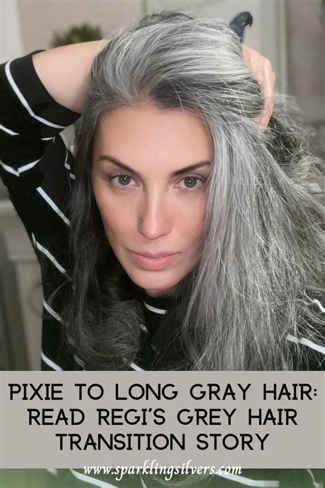 Pixie To Long Gray Hair Regis Grey Hair Transition Sparklingsilvers