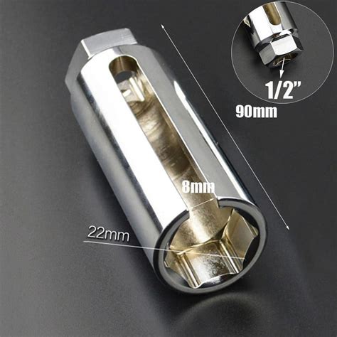 8mm Drive Car Oxygen Sensor Socket O2 Wrench Offset Removal Tools