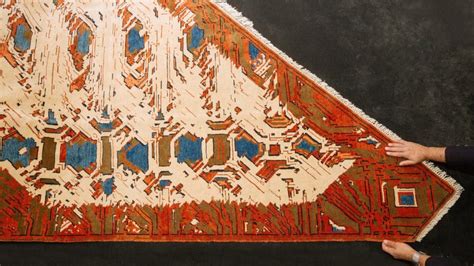 Kourosh Asgar Irani Uses Parametric Software To Distort Traditional Rug