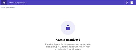 Access Denied To Terraform Cloud Organization Mfa Required
