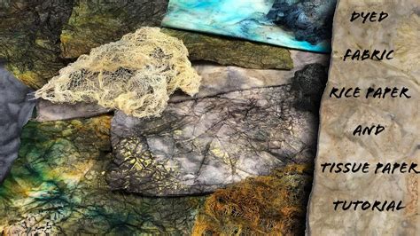 Dyed Fabric And Paper Batch Tutorial Youtube