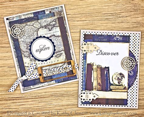 Rugged Masculine Card Stack Tutorial Kathy By Design