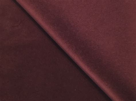 Pure Cotton Velvet In Dark Wine Bandj Fabrics