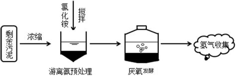 一种提高剩余活性污泥厌氧发酵产氢效率的预处理方法与流程 2