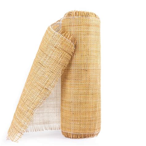 Amazon 18 Width Natural Rattan Cane Square Webbing 18 W X 12