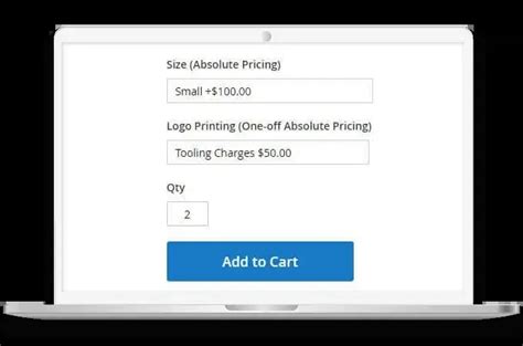 Magento 2 Custom Options Absolute Price Extension