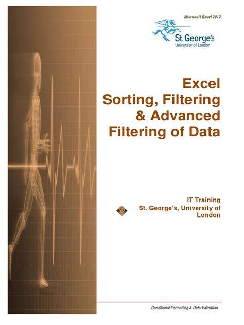 Excel Filtering And Advanced Filtering Manual Pdf Microsoft Excel
