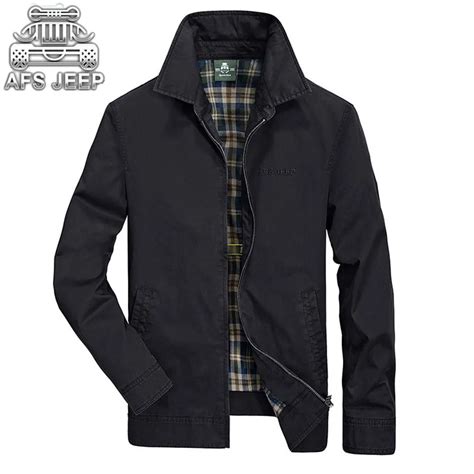 2017 New Autumn Brand Jacket Men Black Casual Pocket Business Stand