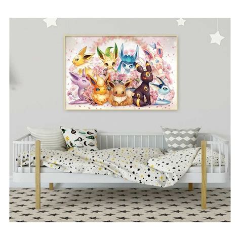 Pokemon Eeveelution Poster Pokemon Poster Eevee Poster Po Inspire