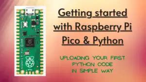 Raspberry Pi PICO With Thonny IDE IoT Starters