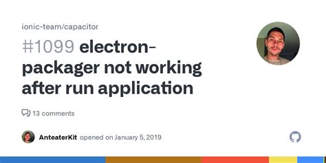 Electron Packager Not Working After Run Application Issue Ionic Team Capacitor GitHub