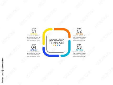 Cycle Infographic Concept Of Cyclic Business Process With 4 Stages