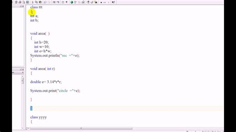 فێربونی پرۆگرامسازی جاڤا example 1 method overloading in java