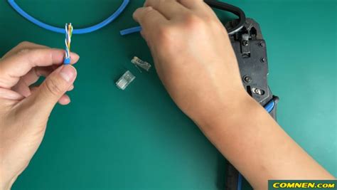 How To Make A RJ Ethernet Patch Cord Cat E And Cat UTP