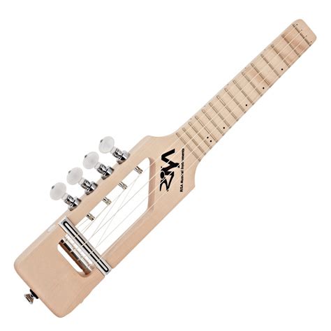 Risa Uke Solid Soprano Electric Ukulele Natural At Gear4music
