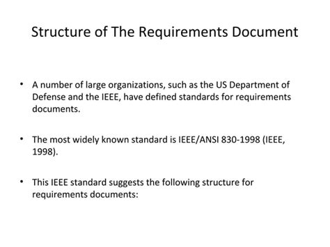 Requirement Specification Srs Ppt