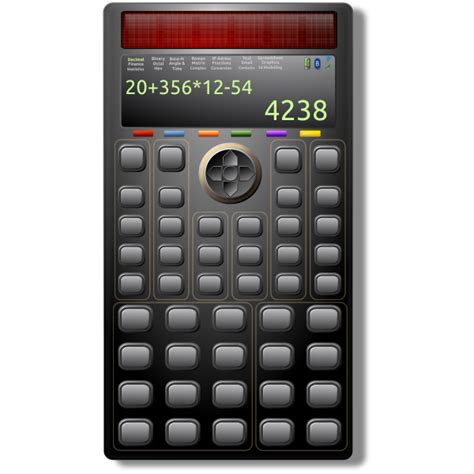 Scientific Calculator Vector Illustration Free SVG