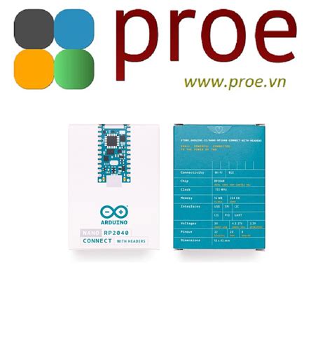Abx00053 Arduino Nano Rp2040 Connect With Headers Điện Tử Proe