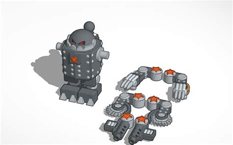 3d Design Grunt The Runtbot Boss Tinkercad