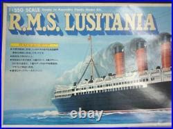 Gunze Sangyo RMS Lusitania Unassembled British Passenger Ship Toy Model Kits Ships