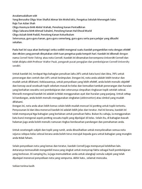 Cornell Method Pdf