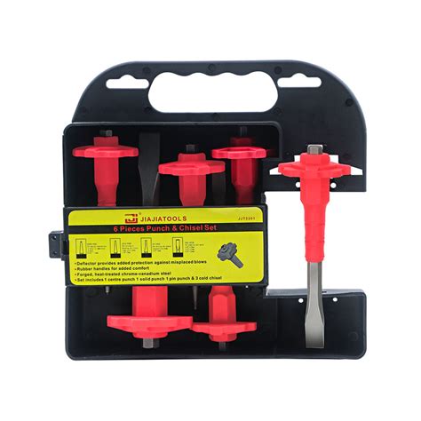 Chisel And Punch Set Wgrip 6pcs Kangaroo Site Supplies