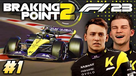 F1 23 BRAKING POINT 2 Story Part 1 New Team Enters F1 With Old Rivals