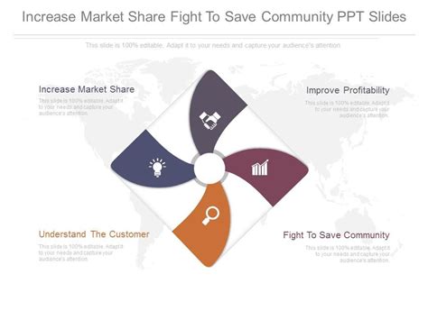 Increase Market Share Fight To Save Community Ppt Slides