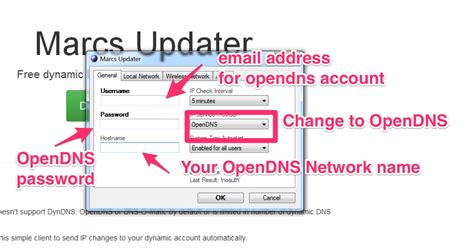 Using Dynamic Dns With Opendns Opendns