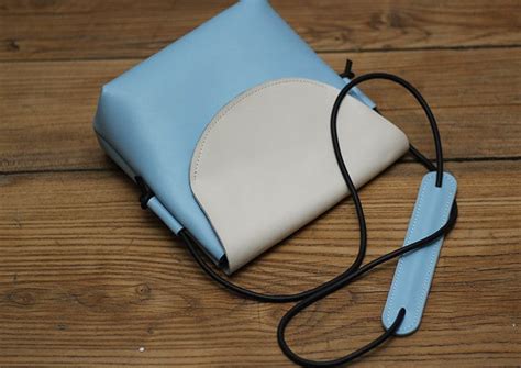 Cute Leather Women Shoulder Bag Contrast Color Crossbody Purses For Wo