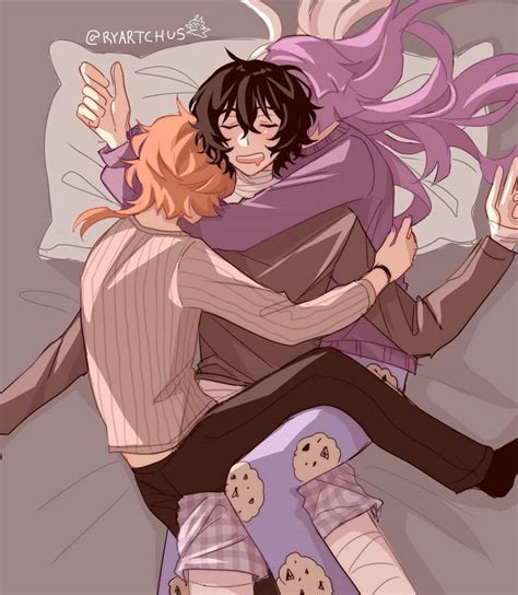 Dazai X Sigma X Chuuya Иллюстрации лисы Милые рисунки Иллюстрации цирка