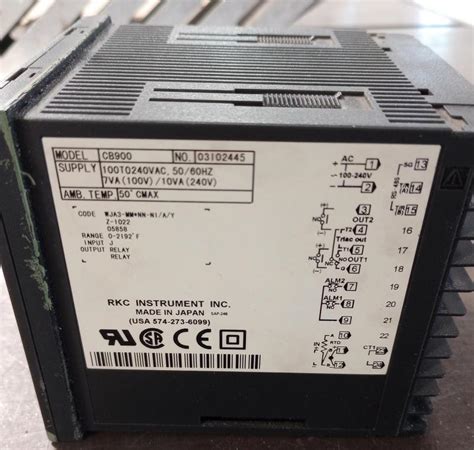 Rkc Cb900 Digital Temperature Controller Garden City Plastics
