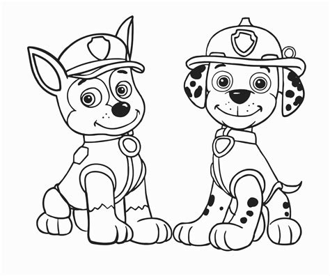 Dibujos Paw Patrol Para Pintar Urema Nacor