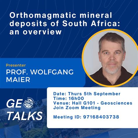Wits School Of Geosciences On Linkedin Scitalks Publiclecture Sci Livescience Geotalks